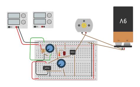 Circuit Design Rangkaian No 4 Tinkercad