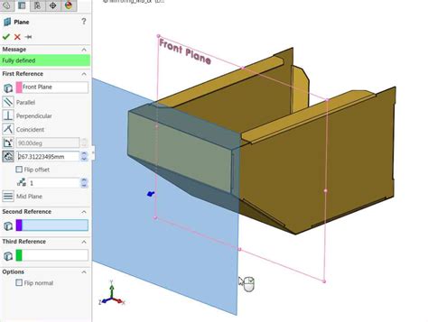 An Old Trick For Quickly Creating Reference Planes In SOLIDWORKS TriMech Store