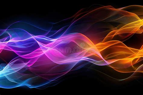 vivid abstract waves of colors creating a dynamic and vibrant visual