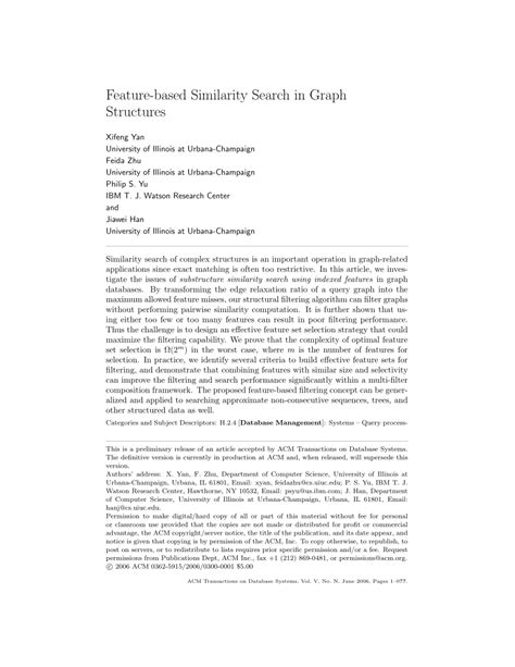 pdf feature based similarity search in graph structures