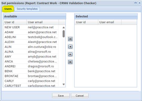 Setting Access Permissions In Reports New Osprey Academy Customer Support And Training Centre