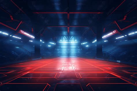 스포트라이트 복싱 링 아래 빈 Mma 경기장 권투 링 3d 반지 배경 일러스트 및 사진 무료 다운로드 Pngtree