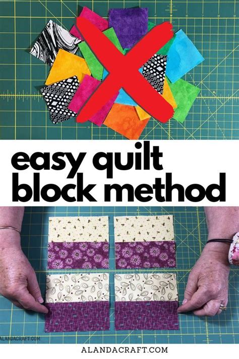 Best 13 Easy 4 Patch Quilt Block Method Tutorial Artofit