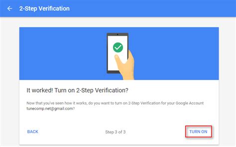 How To Enable Step Verification For Google Account