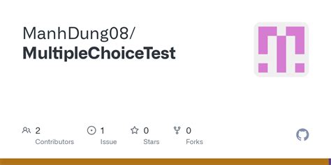 Github Manhdung Multiplechoicetest