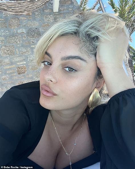 Bebe Rexha Sunbathes Topless As She Displays Her Curves In Sexy Monokini During Luxurious