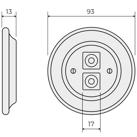 Porcelain Wall Speaker Socket Red Dyke And Dean
