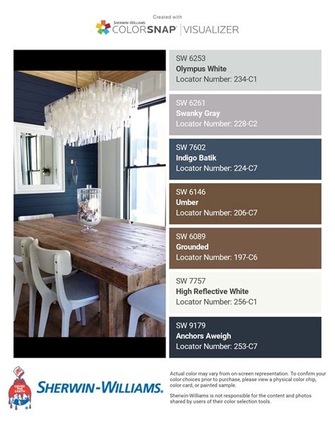 I Just Created This Color Palette With The Sherwin Williams Colorsnap® Visualizer App On My