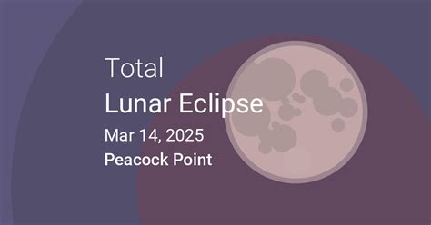 March 14 2025 Total Lunar Eclipse In Peacock Point New Brunswick Canada