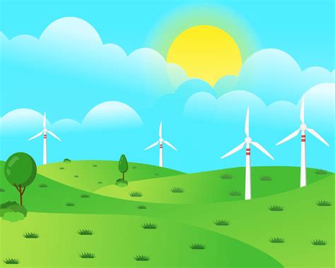 Power Windmill Vector Mockup Templates Images Vectors Fonts Design