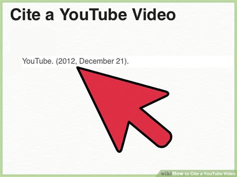 Ways To Cite A YouTube Video WikiHow
