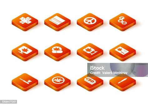 설정 흡연 파이프 중지 마리화나 또는 대마초 잎 위치 및 허브 엑스터시 정제 대마초 분자 마리화나 상점 관절과 달력 아이콘 벡터 3차원 형태에 대한 스톡 벡터 아트 및 기타