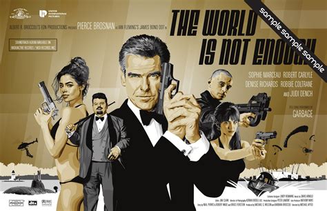James Bond The World Is Not Enough Poster