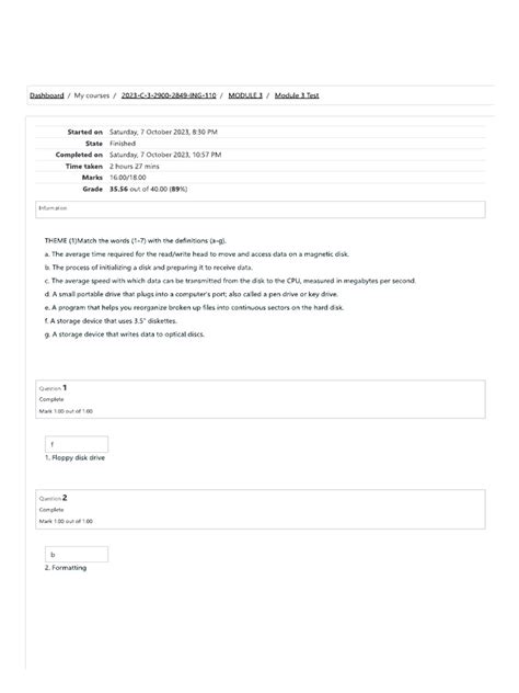 Module 3 Test Pdf