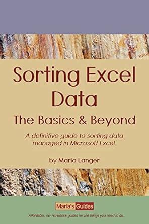 Buy Sorting Excel Data: The Basics & Beyond Book Online at Low Prices in India | Sorting Excel ...
