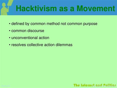 Ppt Hacktivism A New Social Movement Introduction History Hacktivism Ppt Hacktivism A New Social Movement Introduction History Hacktivism