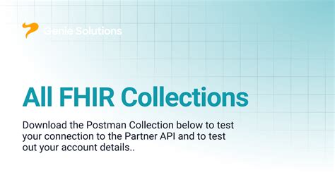 All Fhir Collections Genie Solutions