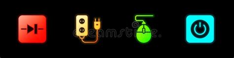 Set Diode In Electronic Circuit Electric Extension Computer Mouse And