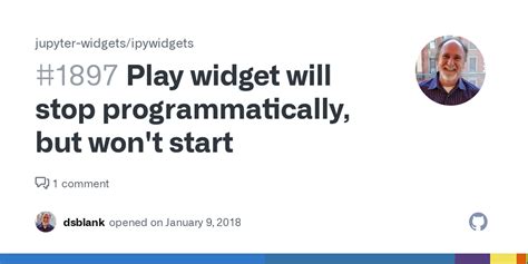 play widget will stop programmatically but won t start · issue 1897