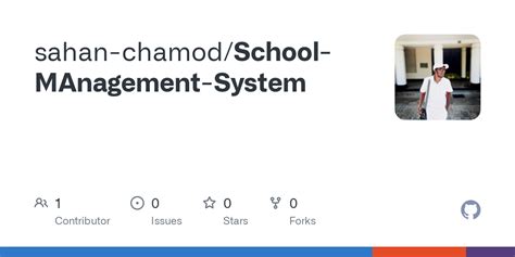 Github Sahan Chamodschool Management System
