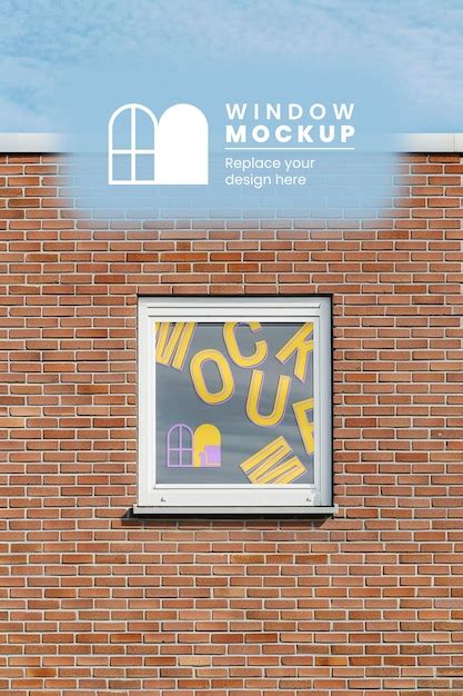 Window Design Mockup Premium Ai Generated Psd