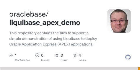 Github Oraclebaseliquibaseapexdemo This Respository Contains The