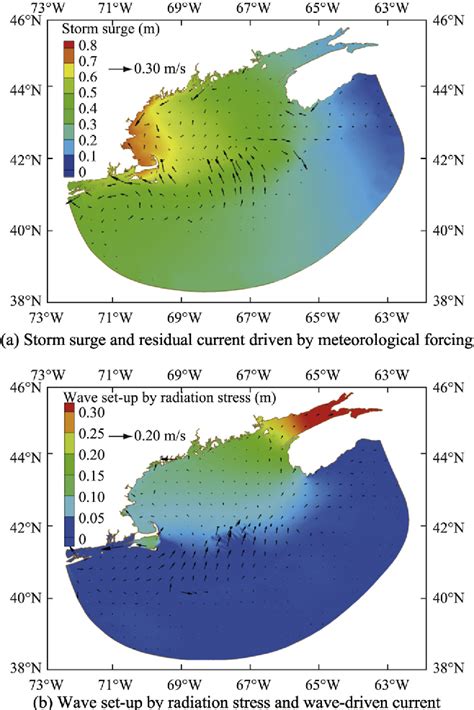 Figure 1 From Application Of Swan Adcirc To Tide Surge And Wave Simulation In Gulf Of Maine