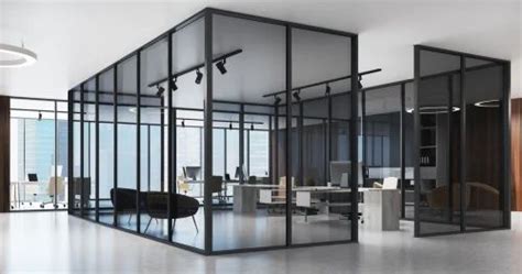 10mm Toughened Glass Office Partition At ₹ 460sq Ft Glass Partition