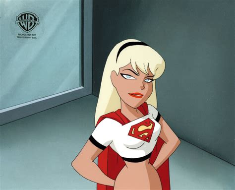 Superman The Animated Series Original Production Cel Supergirl