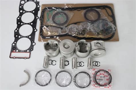 For Isuzu 4hg1 T Overhauling Piston Ring Full Gasket Set Cylinder Liner