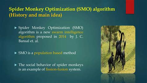 Spider Monkey Optimization Algorithm Pptx