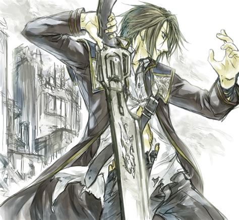 Squall Leonhart Final Fantasy And More Drawn By Hinokami Danbooru