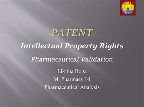 Patent Ipr Pptx Law