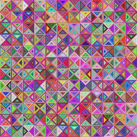 Abstract Colorful Regular Triangle Mosaic Background Design 38242097 Vector Art At Vecteezy