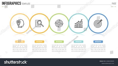 Circular Infographic Template Element Step Stock Vector Royalty Free Shutterstock
