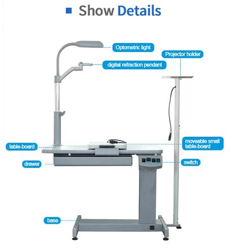 C 180awz B Optometry Combination Table And Chairophthalmic Table And