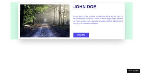 Tailwind Card Codesandbox