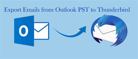 Export Emails From Outlook Pst To Thunderbird Eml Files Format