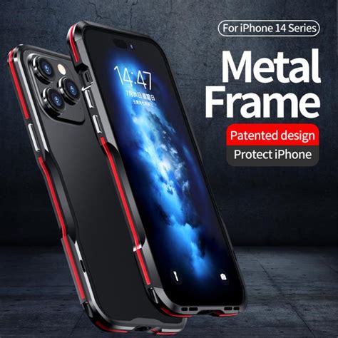 Luphie Safe Lock Iphone 15 Pro Max Metal Bumper Black