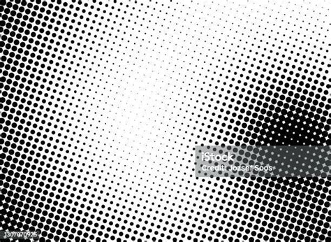 하프톤 패턴 디자인 점 벡터 배경입니다 검은색은 그래픽 리소스를 반점합니다 모자이크 처리에 대한 스톡 벡터 아트 및 기타 이미지 모자이크 처리 질감 하프톤 Istock
