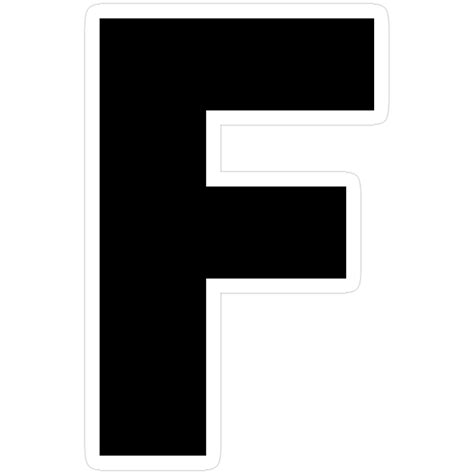 Uppercase Letter F” Sticker Letter F Lettering Uppercase Letters