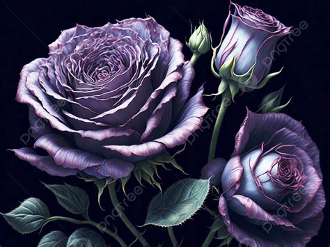 Purple Rose Flower Backgrounds