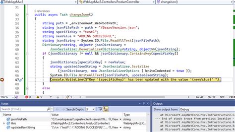Unable To Edit Json In C Stack Overflow