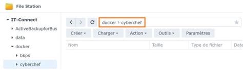 Nas Synology Auto Héberger La Boite à Outils Cyberchef
