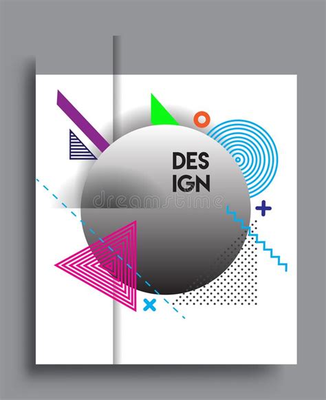 Abstract Geometric Pattern Design And Background Vector Templates For Modern Design Cover