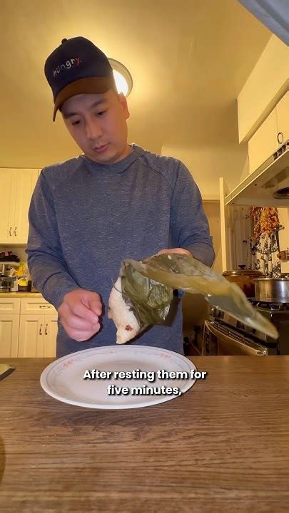 Making Zong Zi With My Mom Pt 2 Zongzi Cooking Homecooking