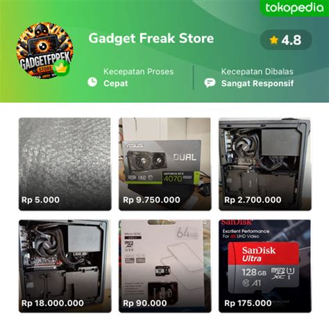 Toko Gadget Freak Store Online Produk Lengkap Harga Terbaik Tokopedia