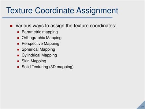 PPT 12 Texture Mapping PowerPoint Presentation Free Download ID 4050782