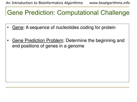 Ppt Gene Prediction Statistical Approaches Powerpoint Presentation