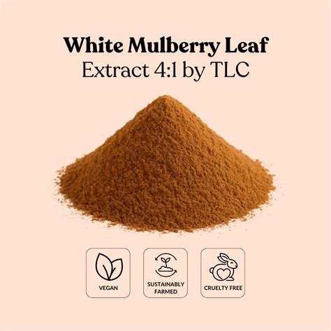 White Mulberry Leaf Extract 41 By Tlc Total Ingredients